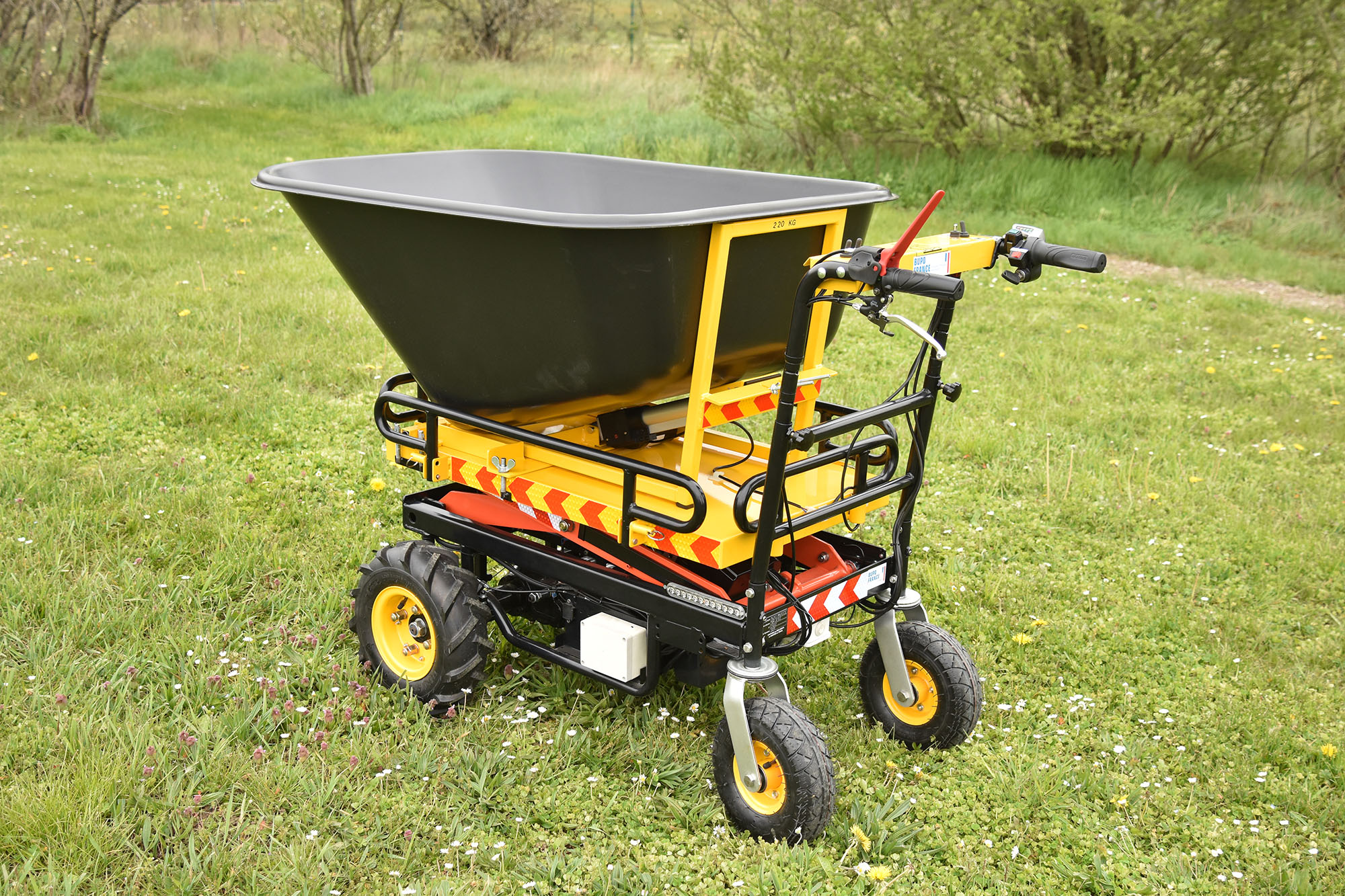 BUPO Gamme Transporteur électrique Modulable avec benne élévatrice 16 ...